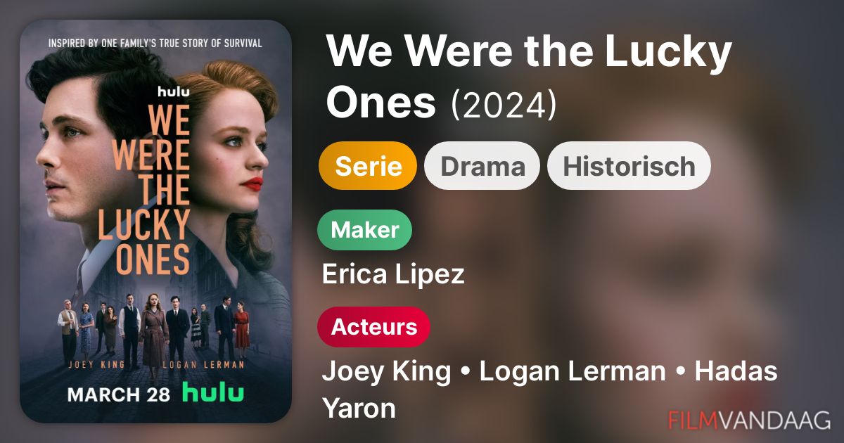 We Were the Lucky Ones (serie, 2024) - FilmVandaag.nl
