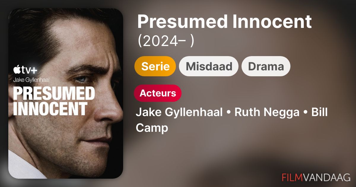 Presumed Innocent (serie, 2024– ) - FilmVandaag.nl