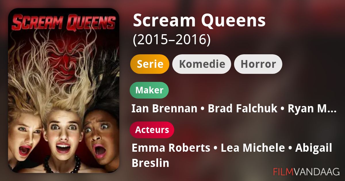 Seizoen 3 Scream Queens: komt er een nieuw seizoen? - FilmVandaag.nl