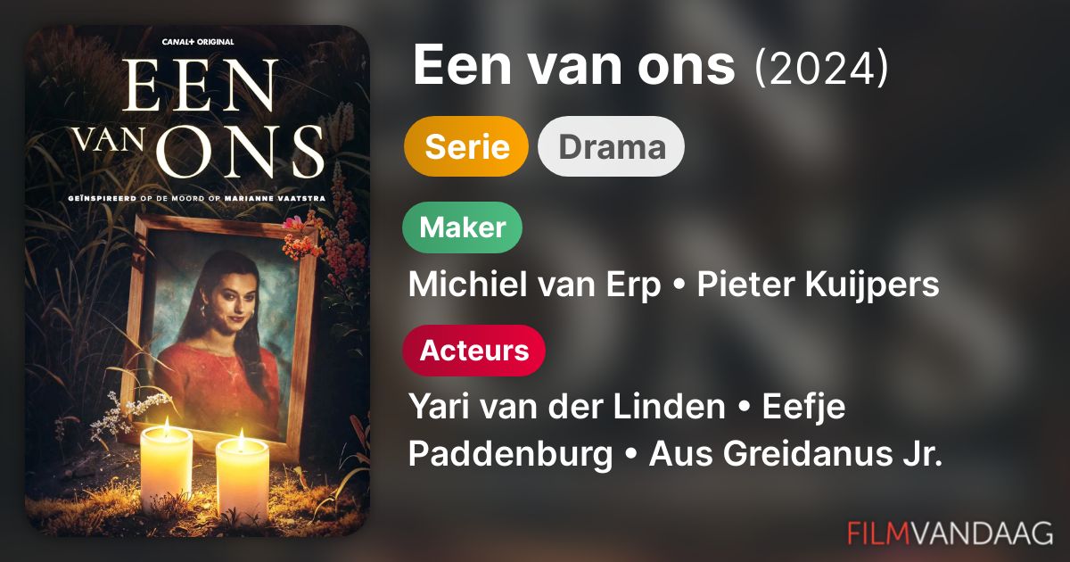 Een van ons (serie, 2024) Nu Online Kijken - FilmVandaag.nl