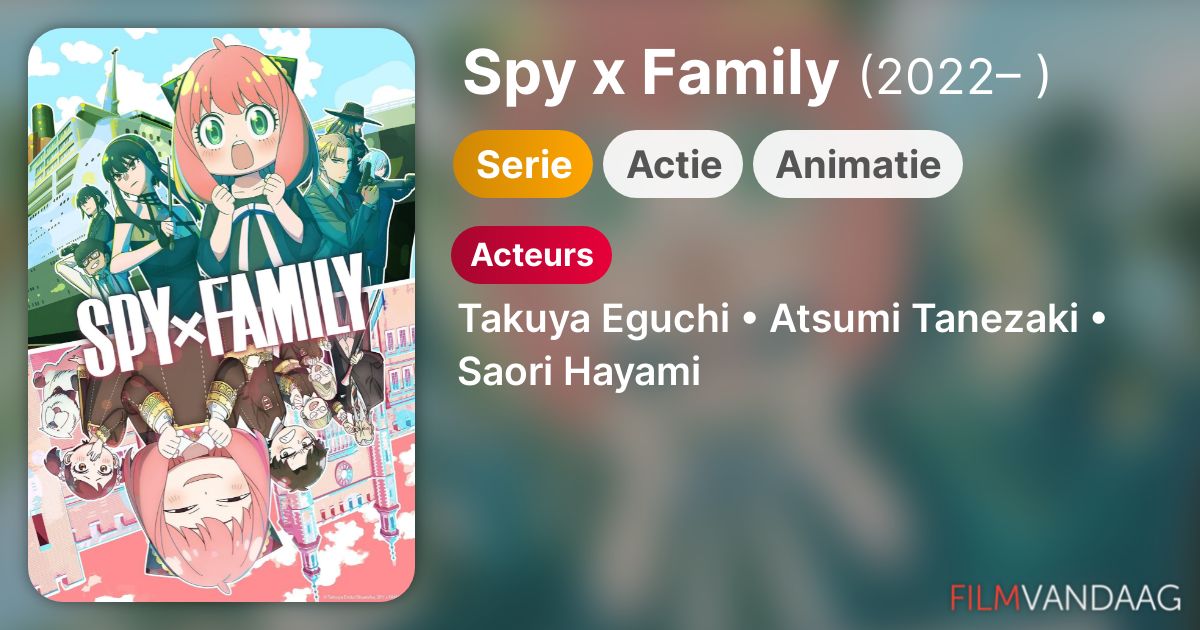 Spy x Family (serie, 2022– ) - FilmVandaag.nl