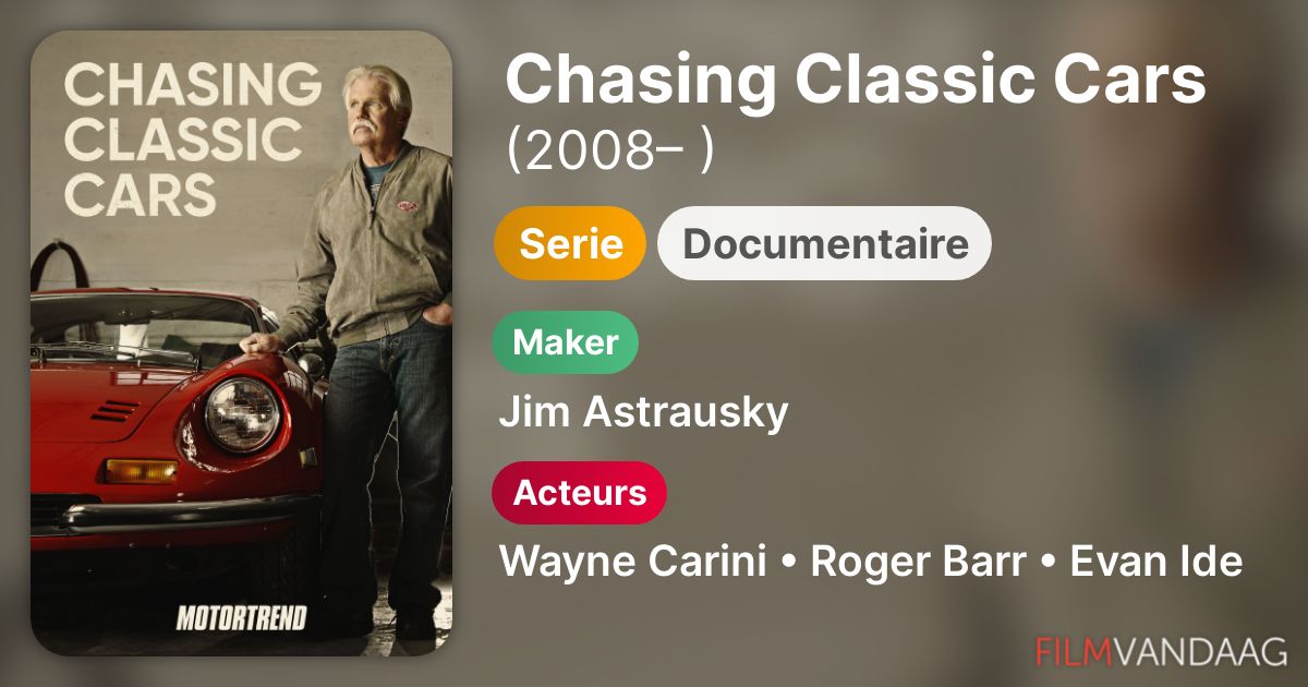 Chasing Classic Cars (serie, 2008– ) - FilmVandaag.nl