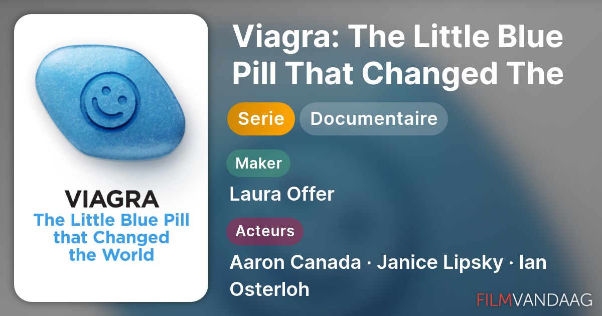 Viagra: The Little Blue Pill That Changed The World (serie, 2022 ...