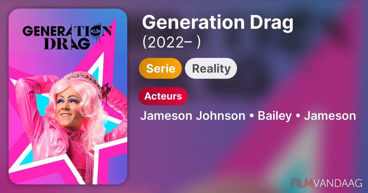 Generation Drag (serie, 2022– ) - FilmVandaag.nl