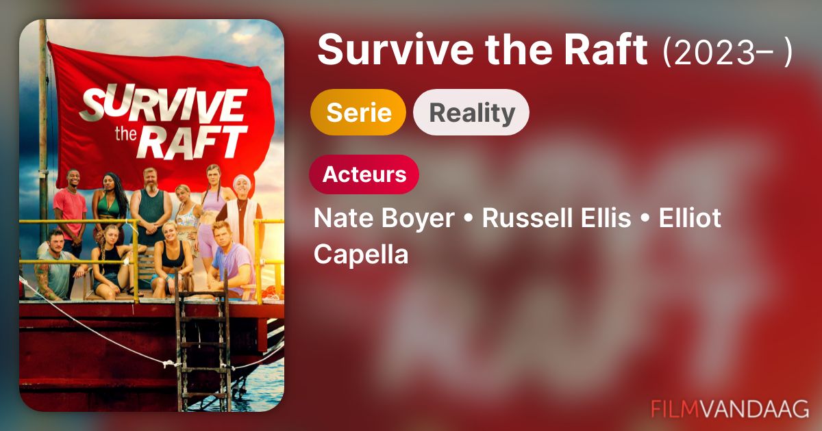 Survive the Raft (serie, 2023– ) - FilmVandaag.nl