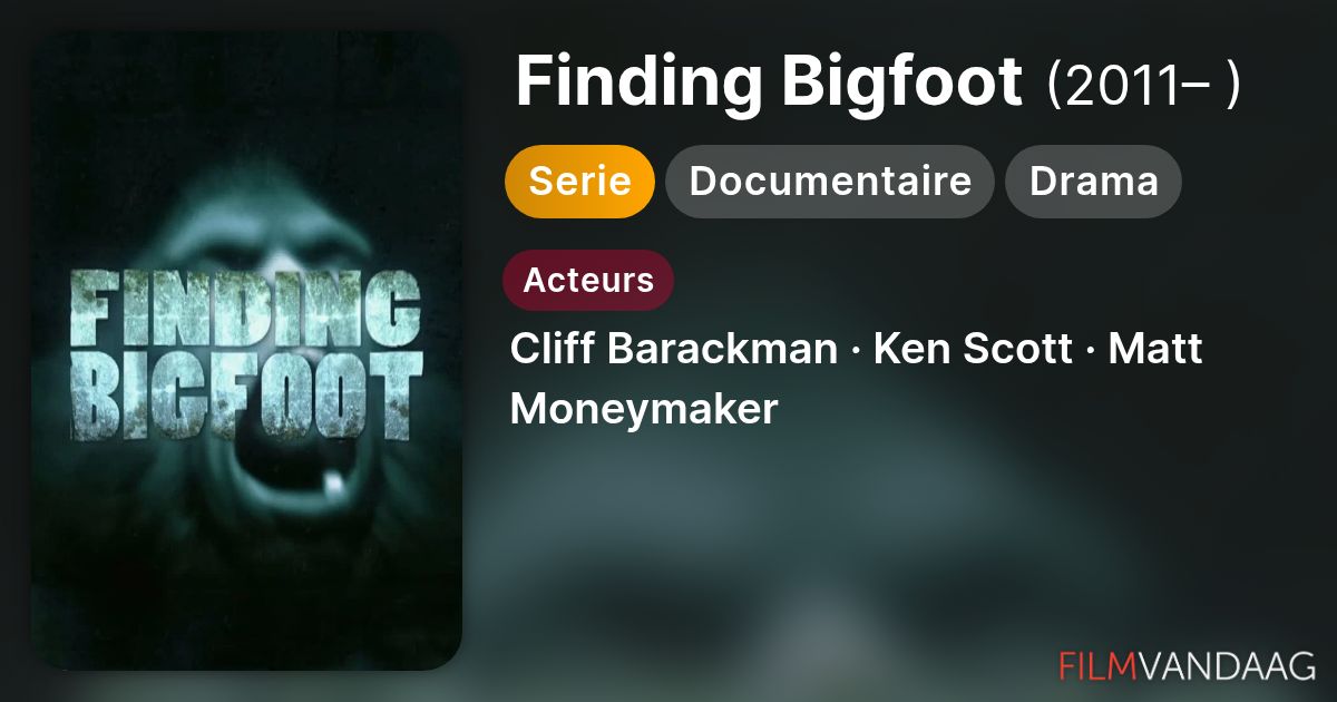 Finding Bigfoot (serie, 2011– ) - FilmVandaag.nl