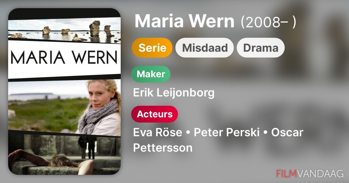 Maria Wern (serie, 2008– ) - FilmVandaag.nl