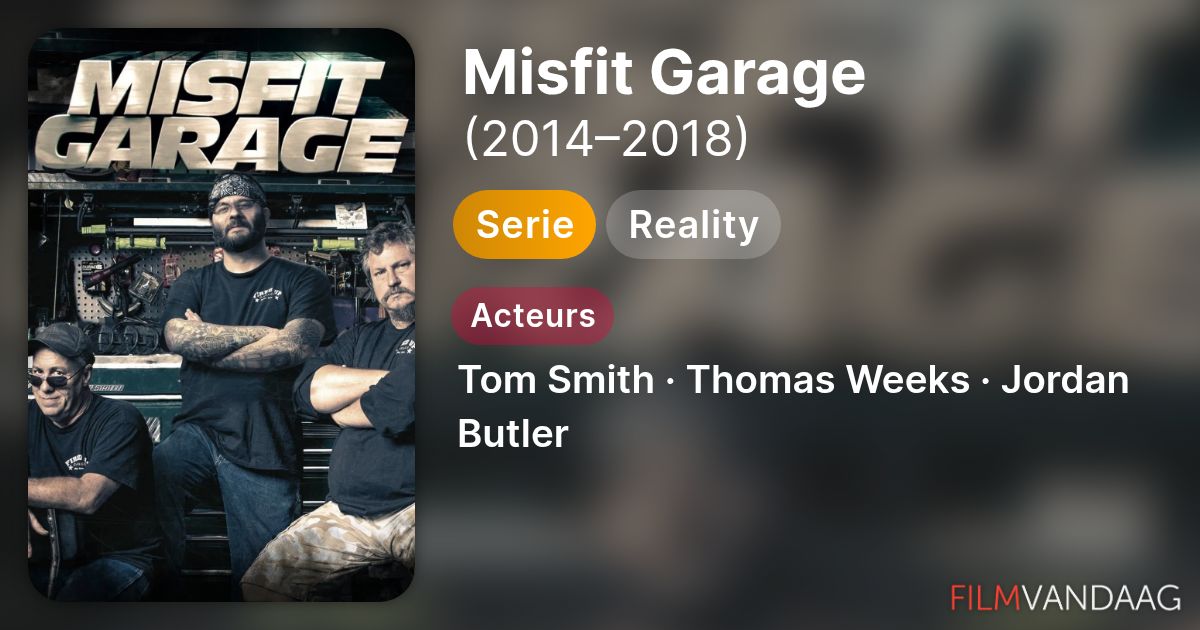 Misfit Garage (serie, 2014–2018) - FilmVandaag.nl