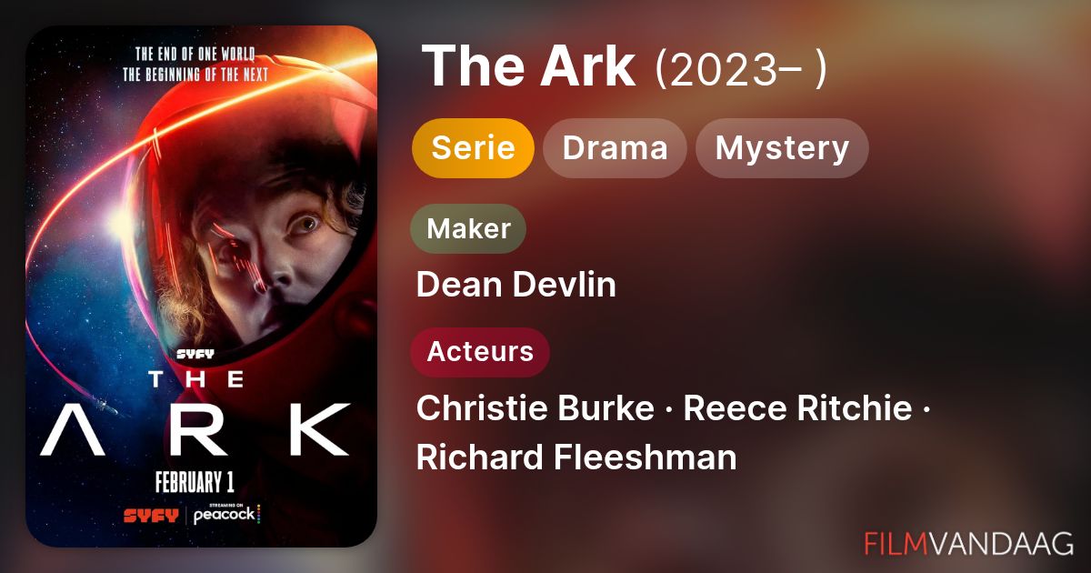 Volledige Cast van The Ark (serie, 2023– ) - FilmVandaag.nl
