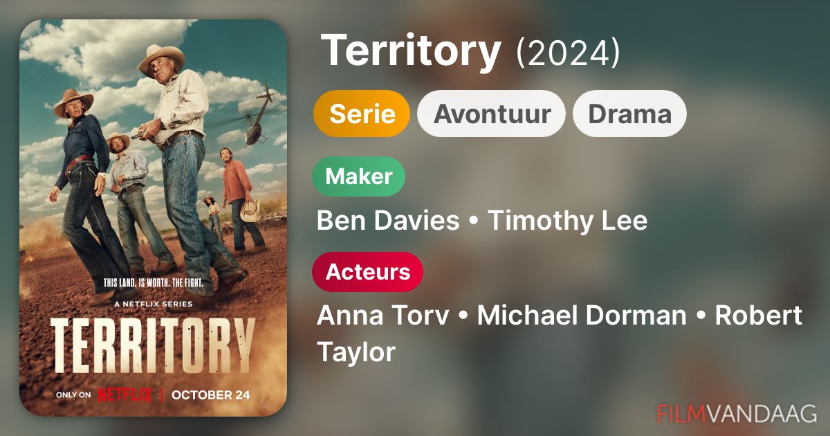 Territory (serie, 2024) - FilmVandaag.nl
