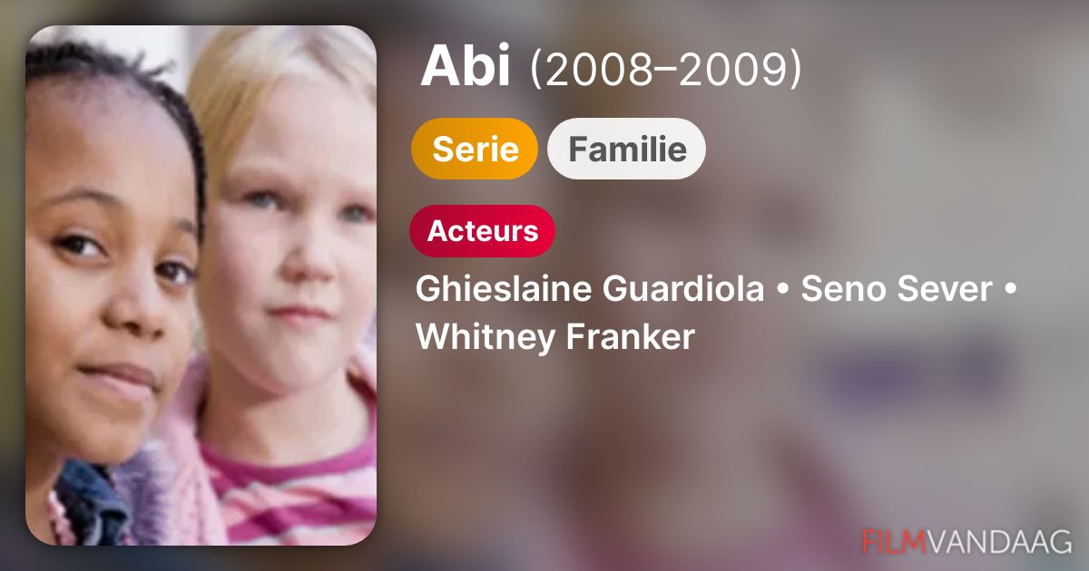 Abi (serie, 2008–2009) - FilmVandaag.nl