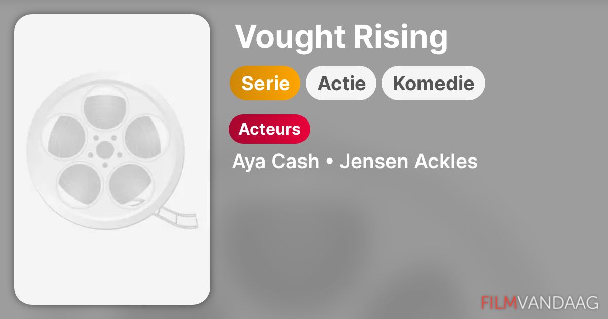 Volledige Cast van Vought Rising (serie) - FilmVandaag.nl