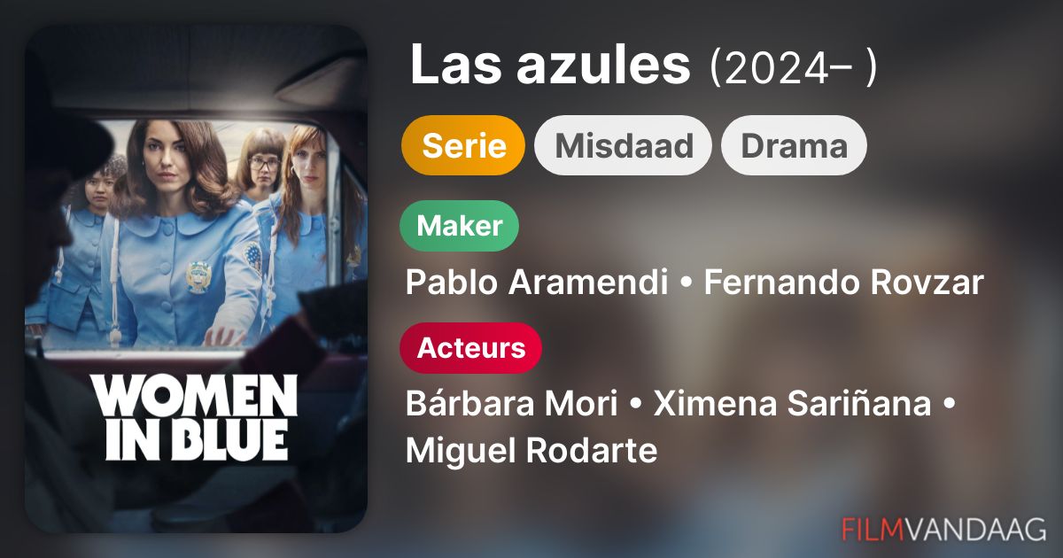 Las azules (serie, 2024– ) - FilmVandaag.nl