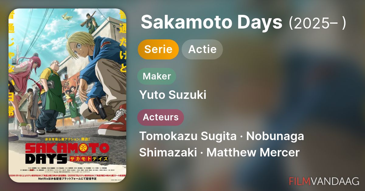 Sakamoto Days (serie, 2025– ) - FilmVandaag.nl