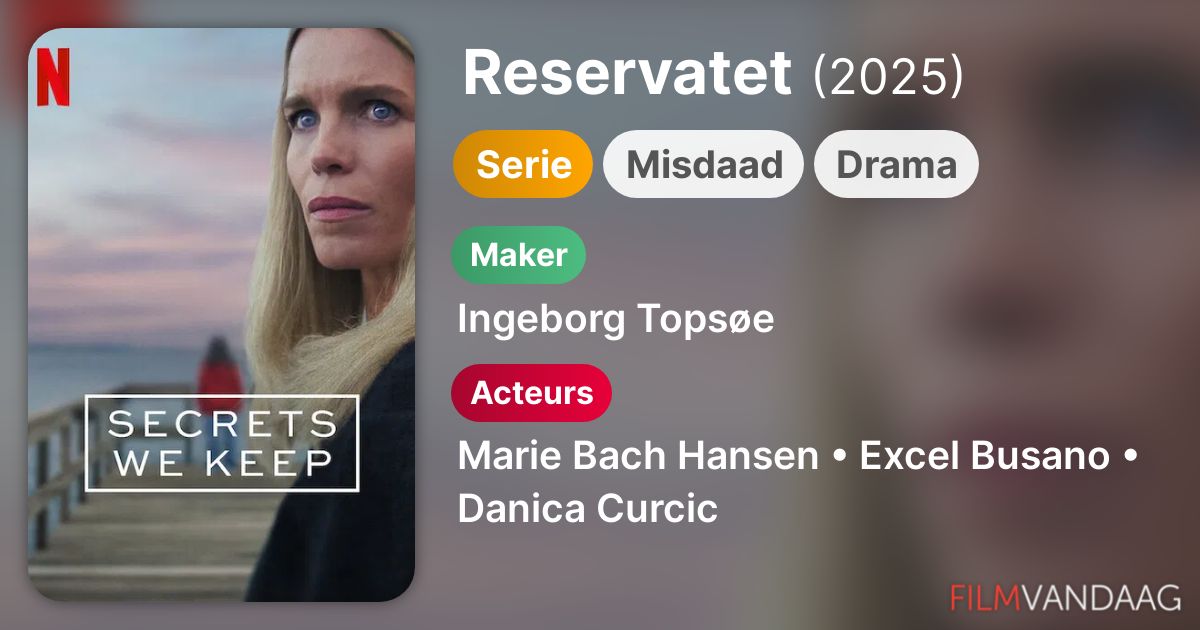 Reservatet (serie, 2025) - FilmVandaag.nl