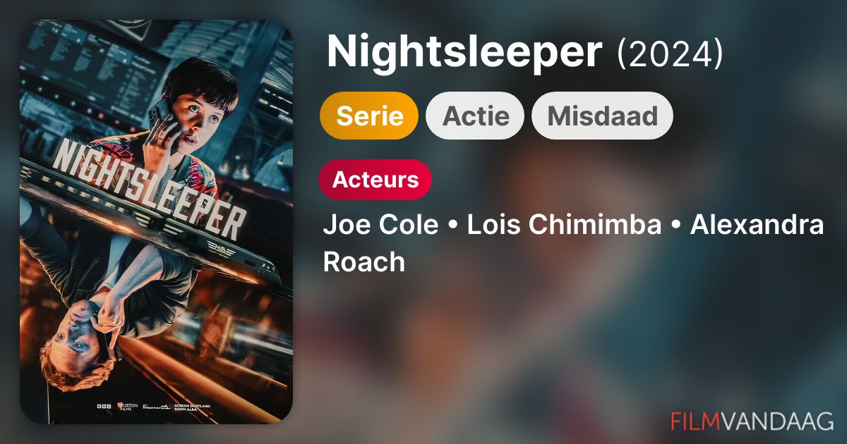 Koop Nightsleeper (serie, 2024) op dvd of blu-ray - FilmVandaag.nl