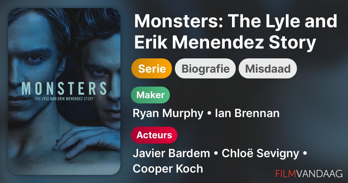 Nieuws over Monsters: The Lyle and Erik Menendez Story (serie, 2024 ...