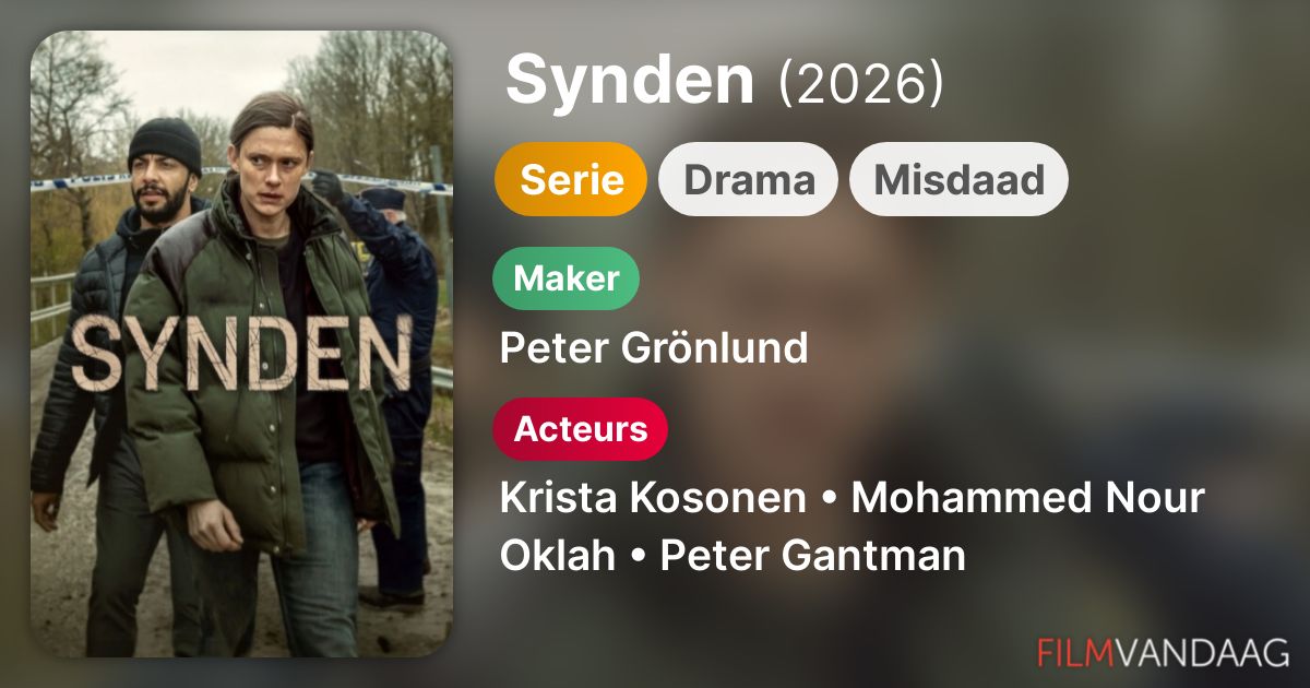Synden (serie, 2026– ) - FilmVandaag.nl