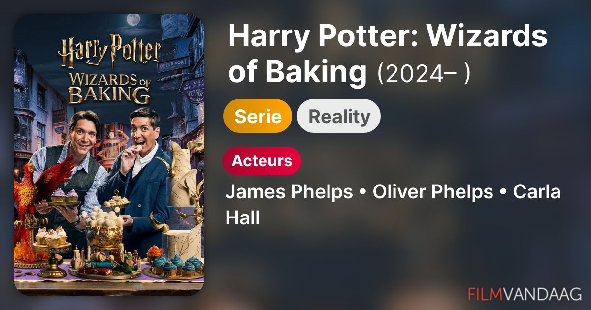 Nieuws over Harry Potter: Wizards of Baking (serie, 2024– ) - FilmVandaag.nl