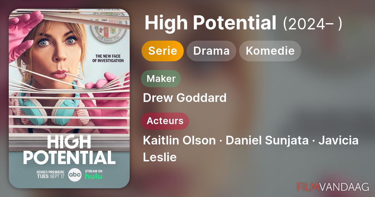 High Potential (serie, 2024– ) - FilmVandaag.nl