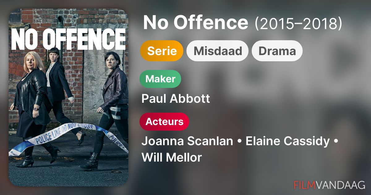 No Offence (serie, 2015–2018) - FilmVandaag.nl