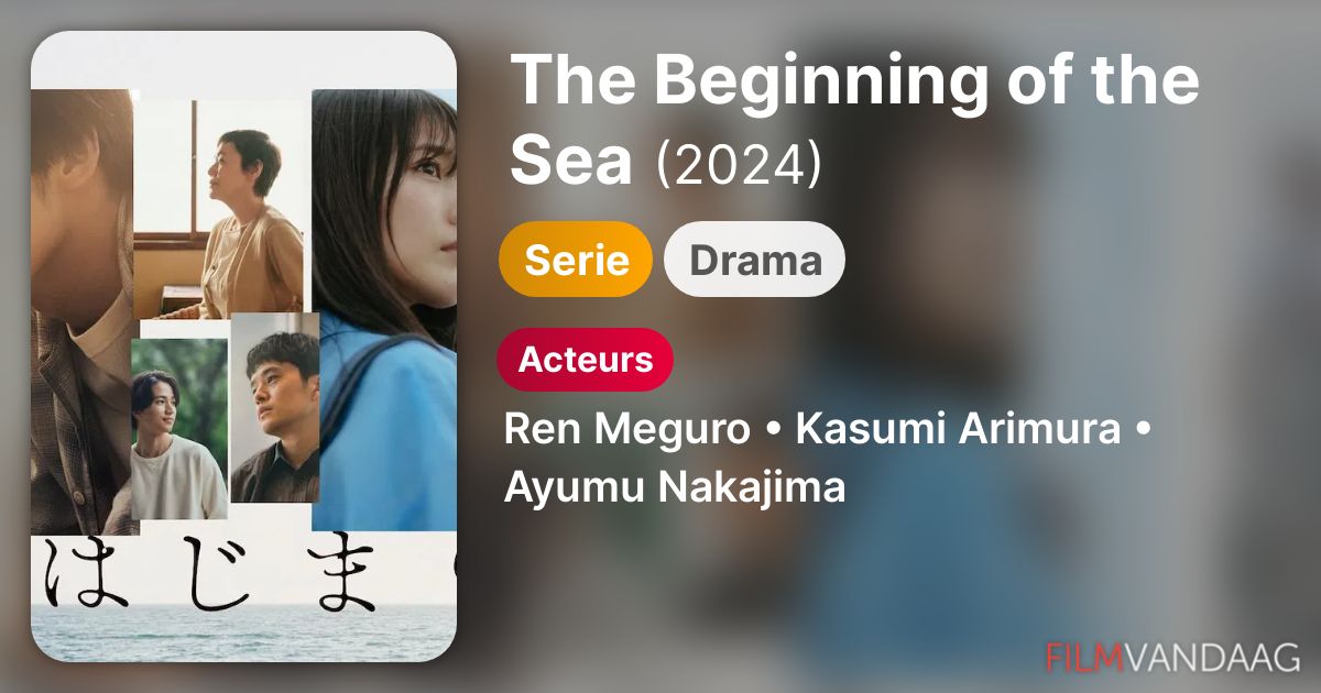 Volledige Cast van The Beginning of the Sea (serie, 2024) - FilmVandaag.nl