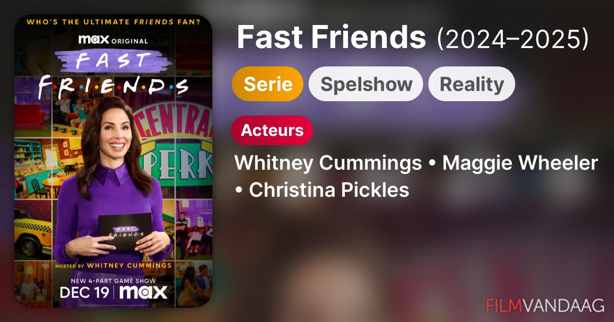 Fast Friends (serie, 2024–2025) - FilmVandaag.nl