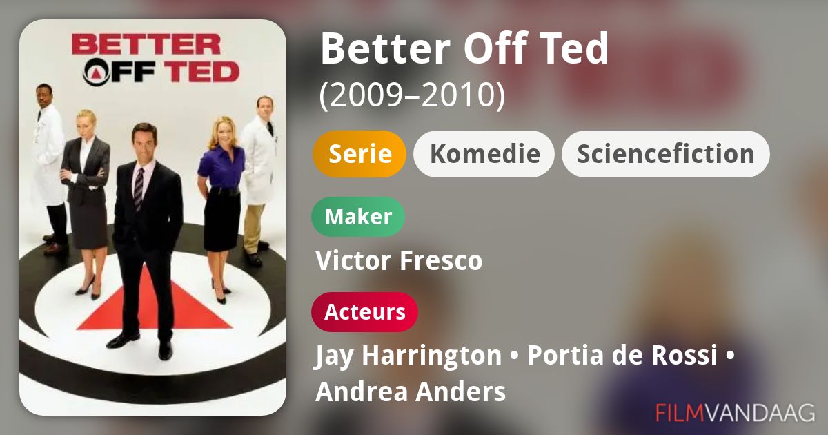 Seizoen 3 Better Off Ted: komt er een nieuw seizoen? - FilmVandaag.nl