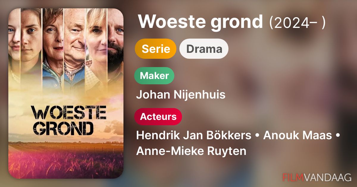 Woeste grond (serie, 2024– ) - FilmVandaag.nl