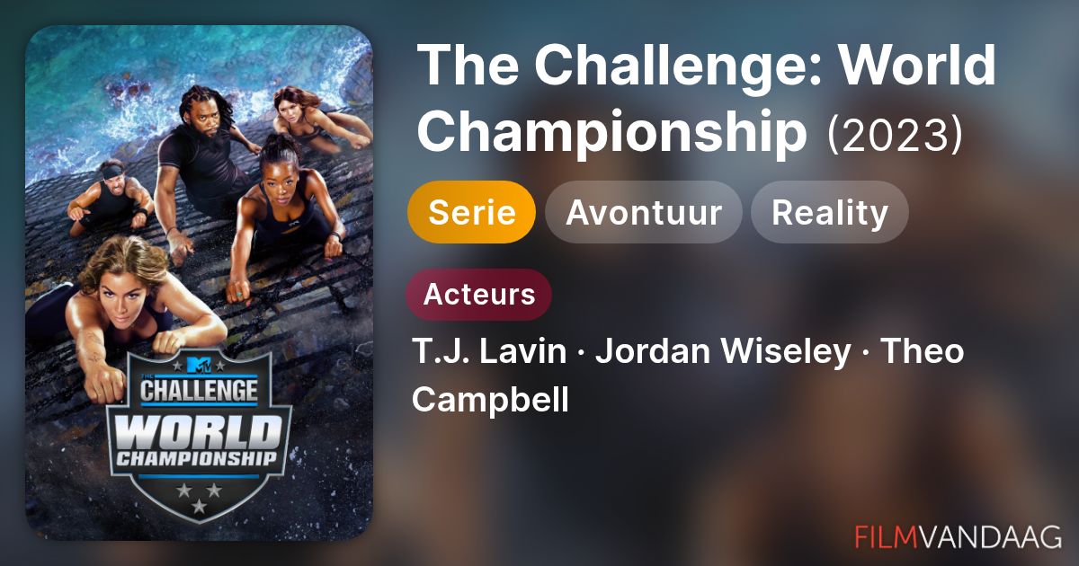 The Challenge: World Championship (serie, 2023) - FilmVandaag.nl