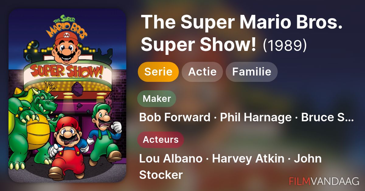 The Super Mario Bros. Super Show! (serie, 1989) - FilmVandaag.nl