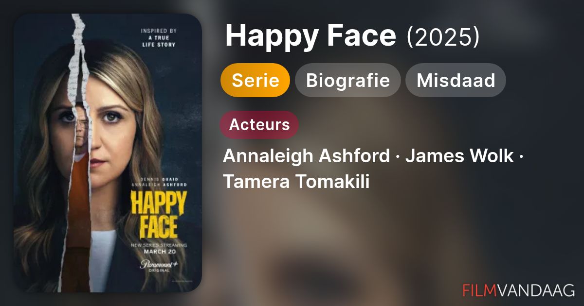 Happy Face (serie, 2025) - FilmVandaag.nl