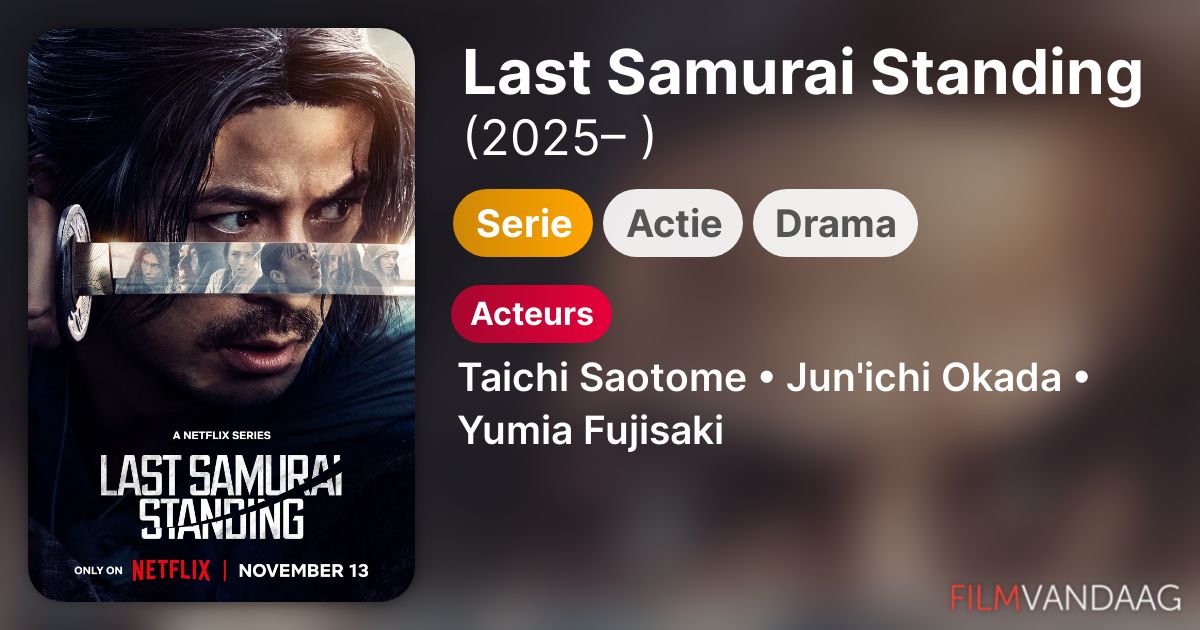 Last Samurai Standing (serie, 2025) - FilmVandaag.nl