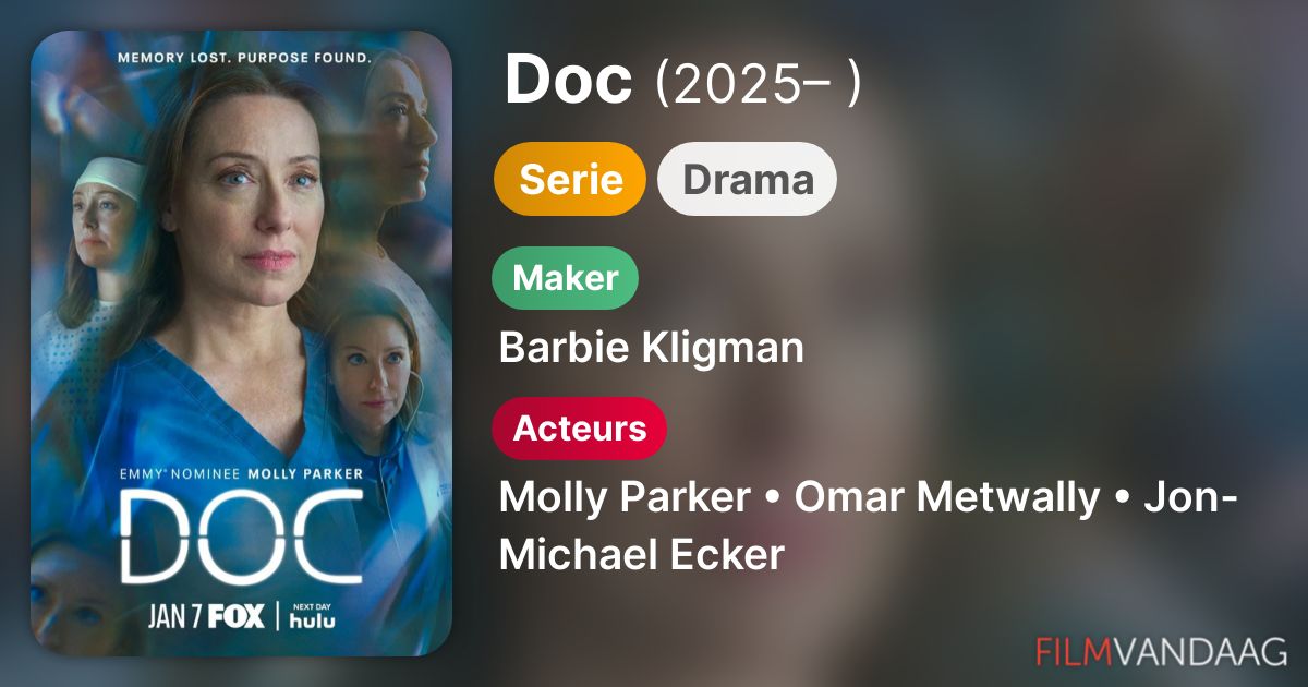 Volledige Cast van Doc (serie, 2025– ) - FilmVandaag.nl