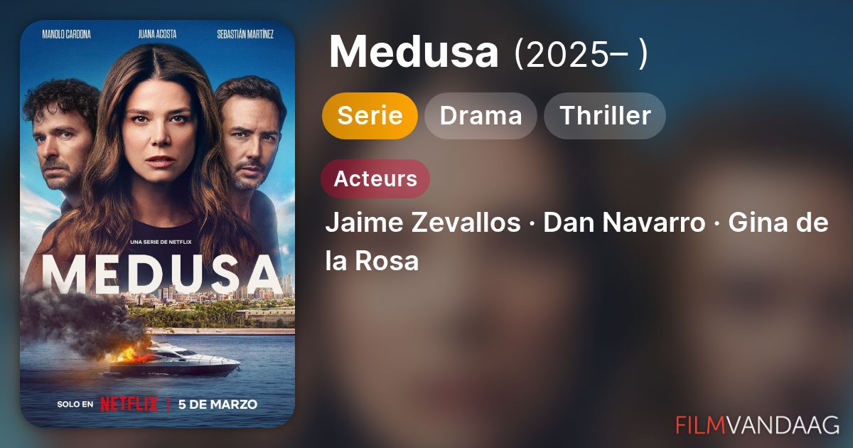 Medusa (serie, 2025– ) - FilmVandaag.nl