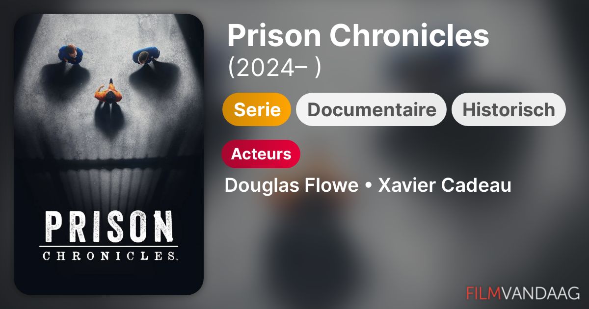 Prison Chronicles (serie, 2024– ) - FilmVandaag.nl