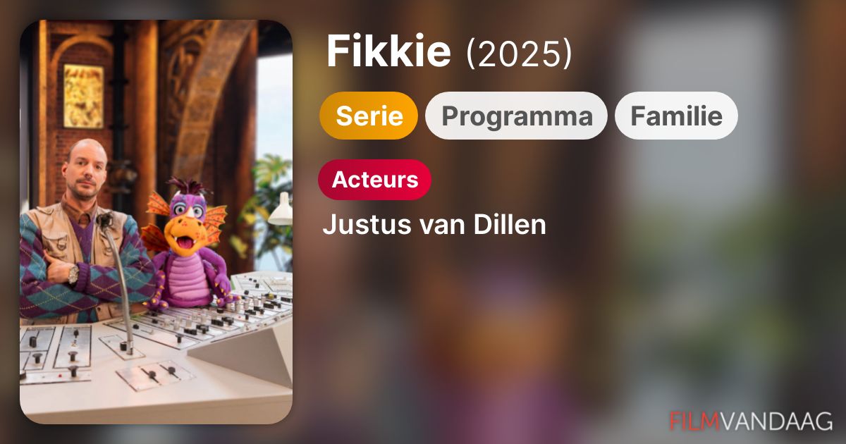 Fikkie (serie, 2025) - FilmVandaag.nl
