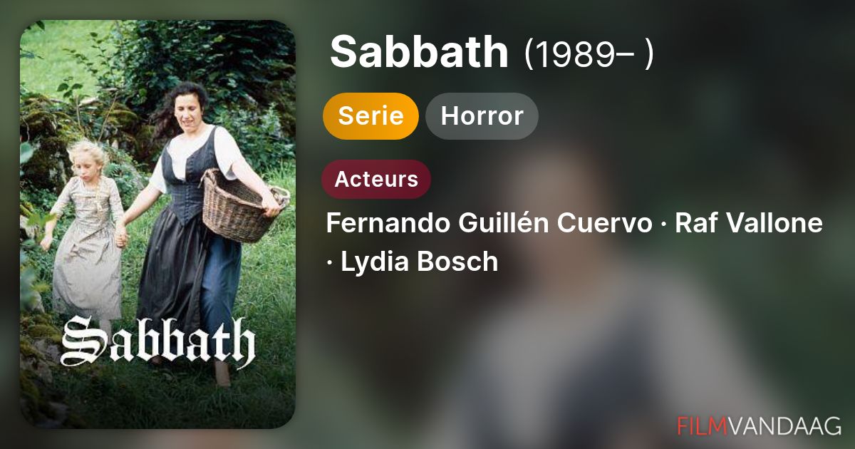 Sabbath (serie, 1989– ) - FilmVandaag.nl