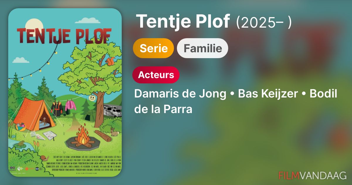 Tentje Plof (serie, 2025– ) Nu Online Kijken - FilmVandaag.nl