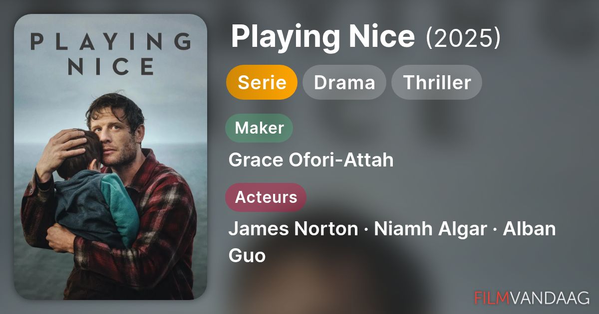 Playing Nice (serie, 2025) - FilmVandaag.nl