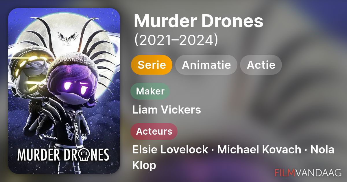 Murder Drones (serie, 2021–2024) - FilmVandaag.nl