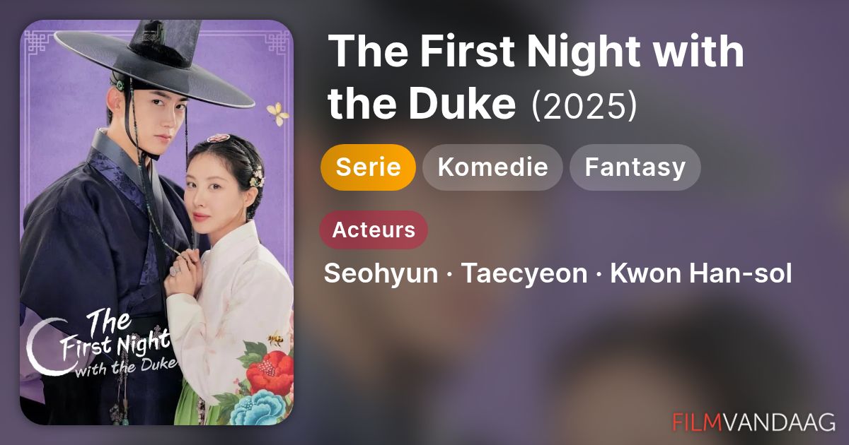 Volledige Cast van The First Night with the Duke (serie, 2025 ...