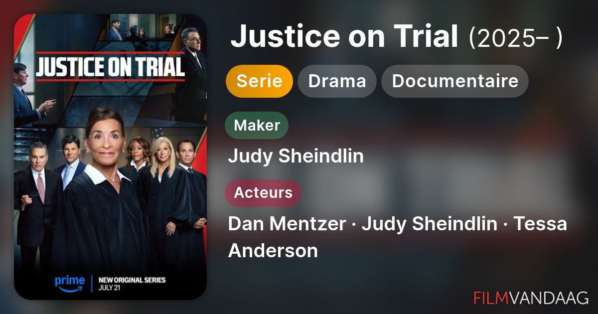 Justice on Trial (serie, 2025) - FilmVandaag.nl