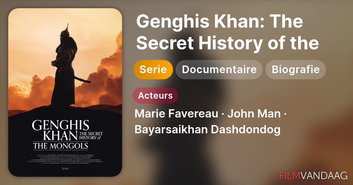 Genghis Khan: The Secret History of the Mongols (serie, 2025 ...