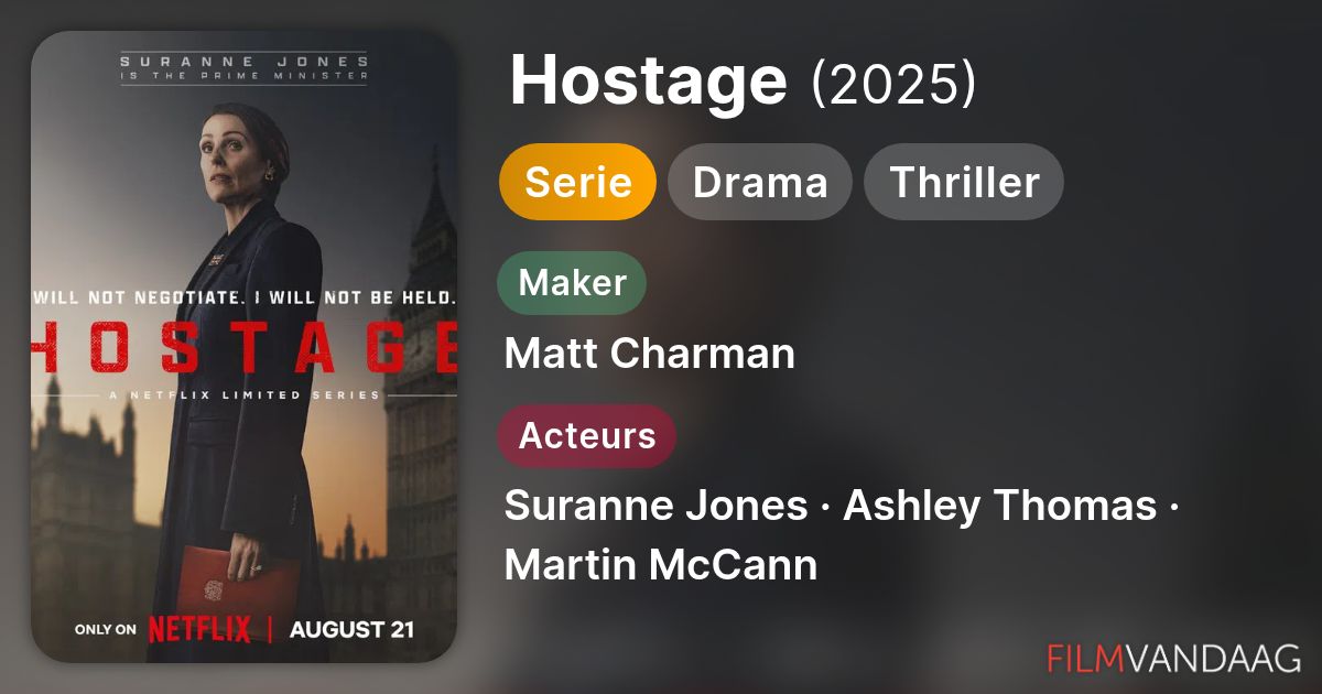 Hostage (serie, 2025) - FilmVandaag.nl