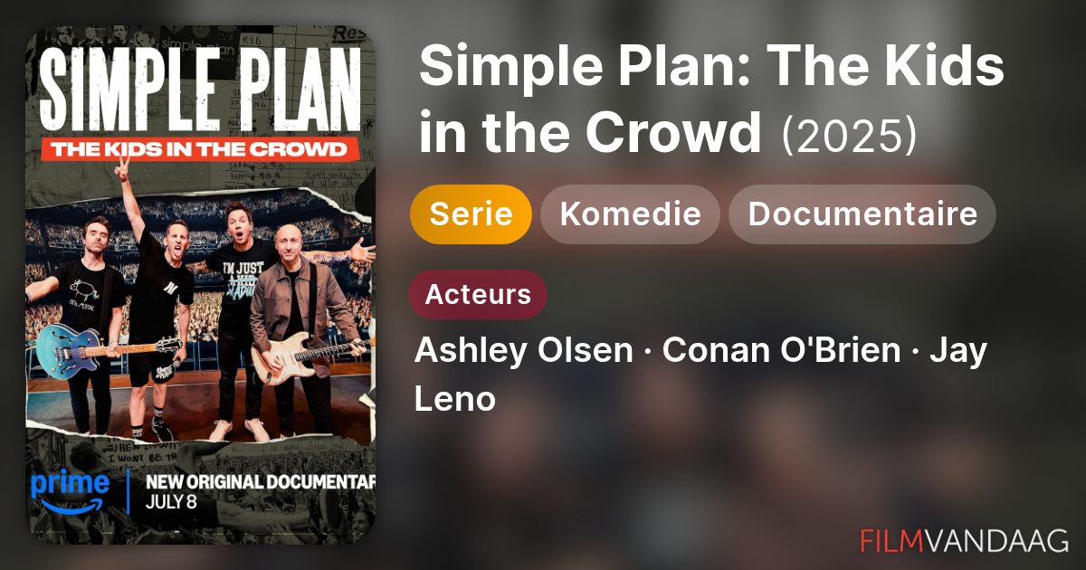 Simple Plan: The Kids in the Crowd (serie, 2025) Nu Online Kijken ...
