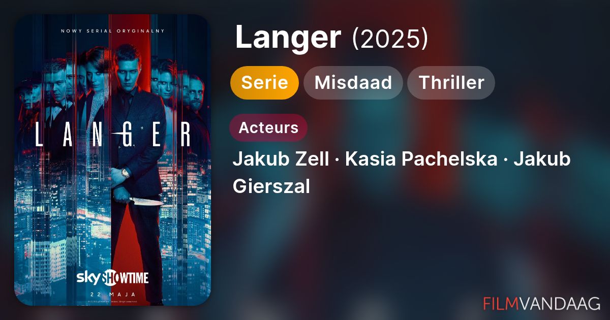 Langer (serie, 2025) - FilmVandaag.nl