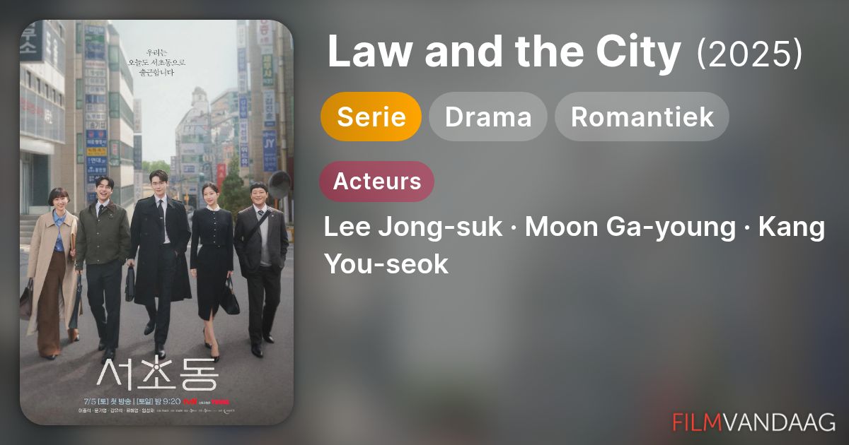 Koop Law and the City (serie, 2025) op dvd of blu-ray - FilmVandaag.nl