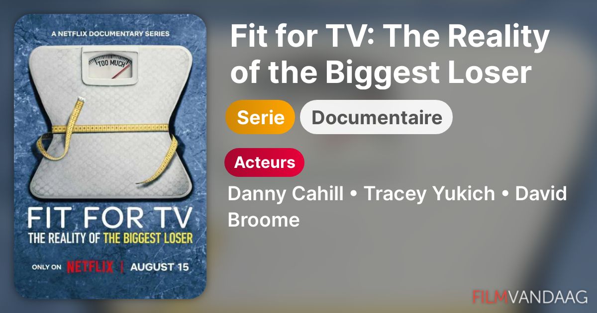Fit for TV: The Reality of the Biggest Loser (serie, 2025) Nu Online ...