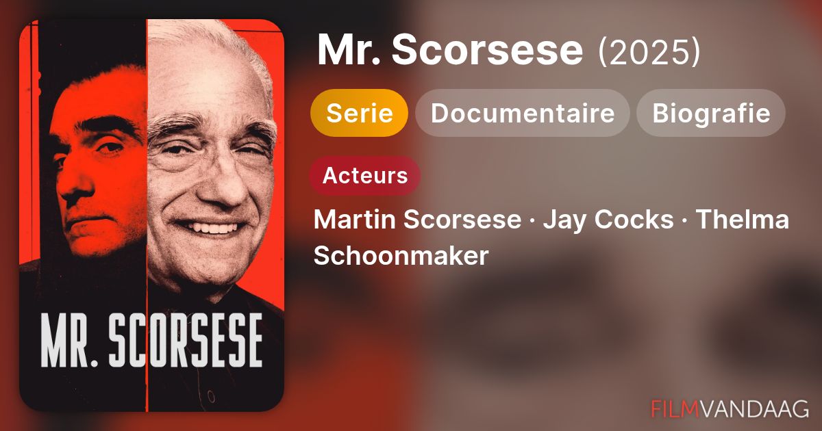 Koop Mr. Scorsese (serie, 2025) op dvd of blu-ray - FilmVandaag.nl